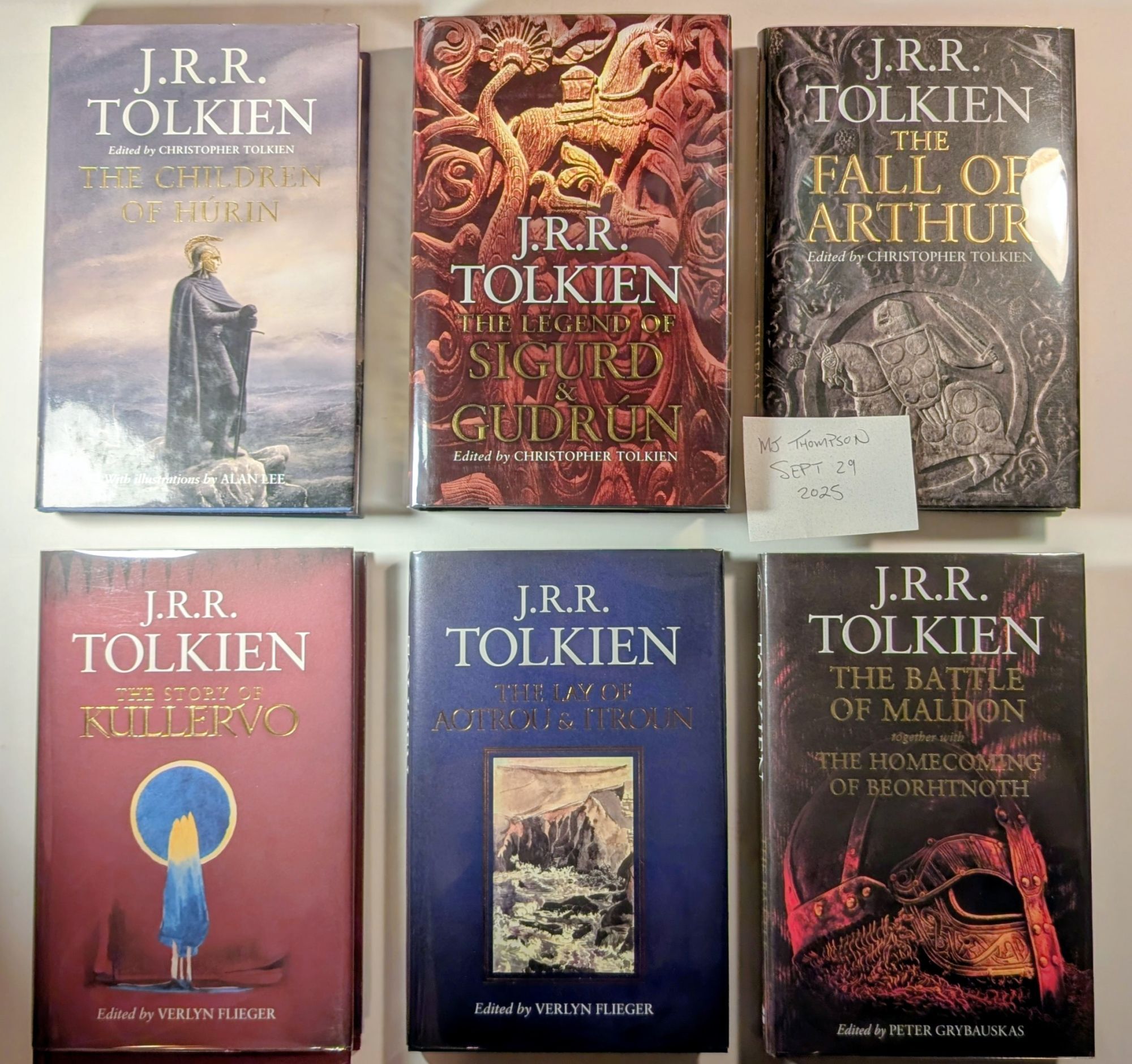 THE CHILDREN OF HURIN with THE LEGEND OF SIGURD & GUNDRUN with THE FALL ...